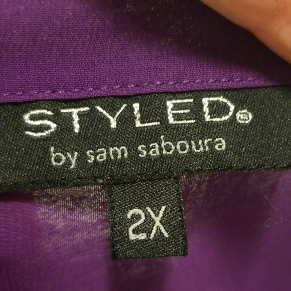 Styled by Sam Saboura | Tops | Styled By Sam Saboura Purple Rain | Poshmark